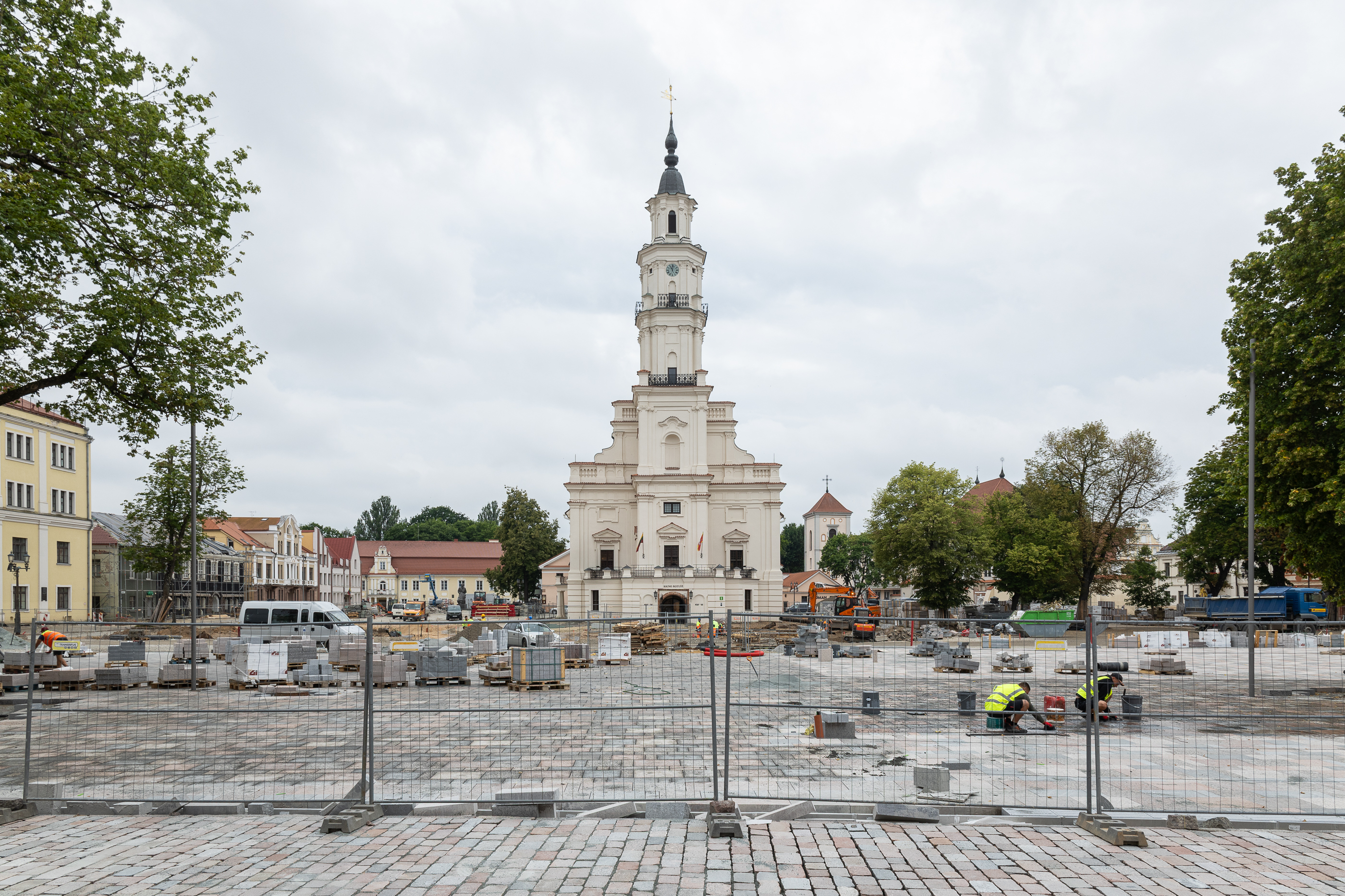 Rotušės aikštės grindinys tapo ginčų objektu