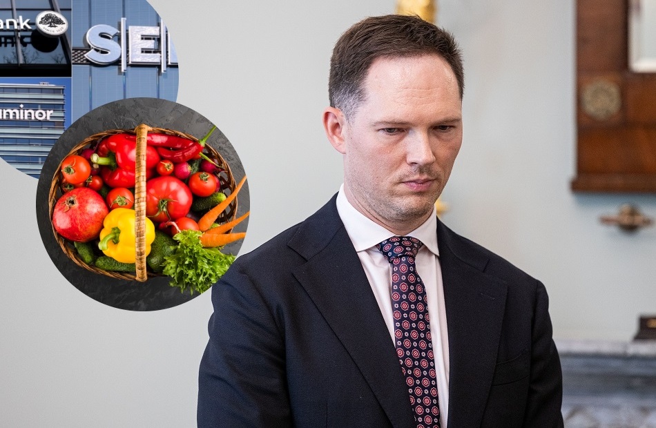 Vaitiekūnas apie bankų mokestį, vaisius ir daržoves: prikišau nagus