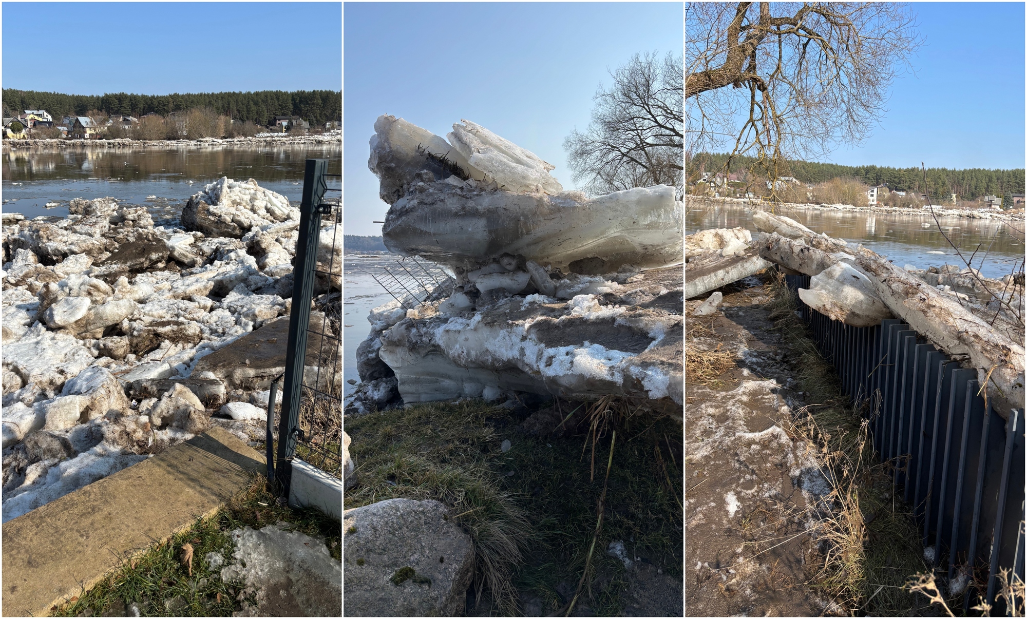 Potvynis Neryje: kokia situacija kitame upės krante?