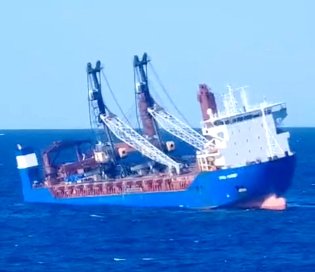 Rusija: sprogimas, dėl kurio nuskendo krovininis laivas, buvo ...