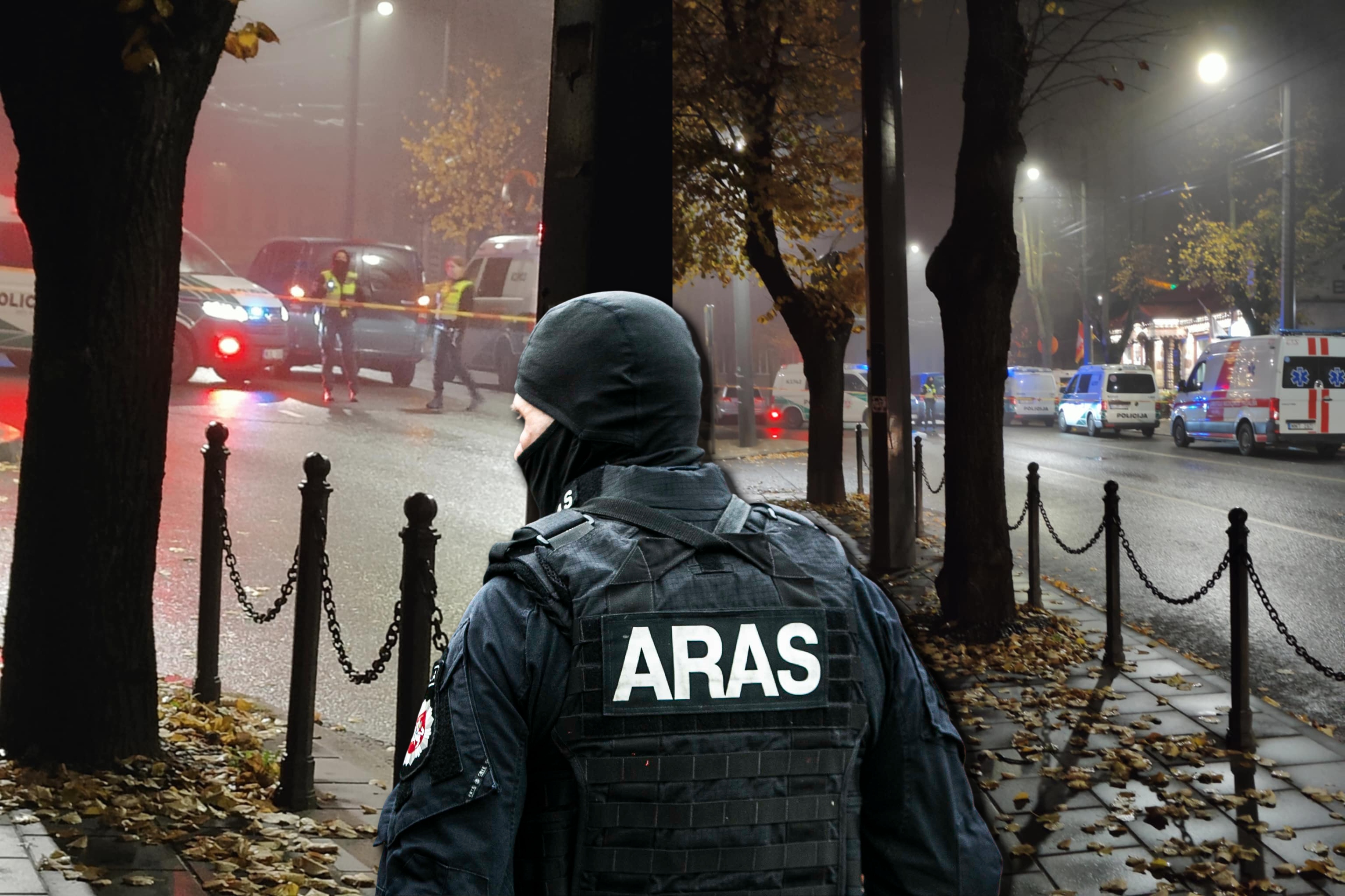 Į Kauno centrą buvo sulėkę policijos ir „Aro“ pajėgos: sulaikytas ...