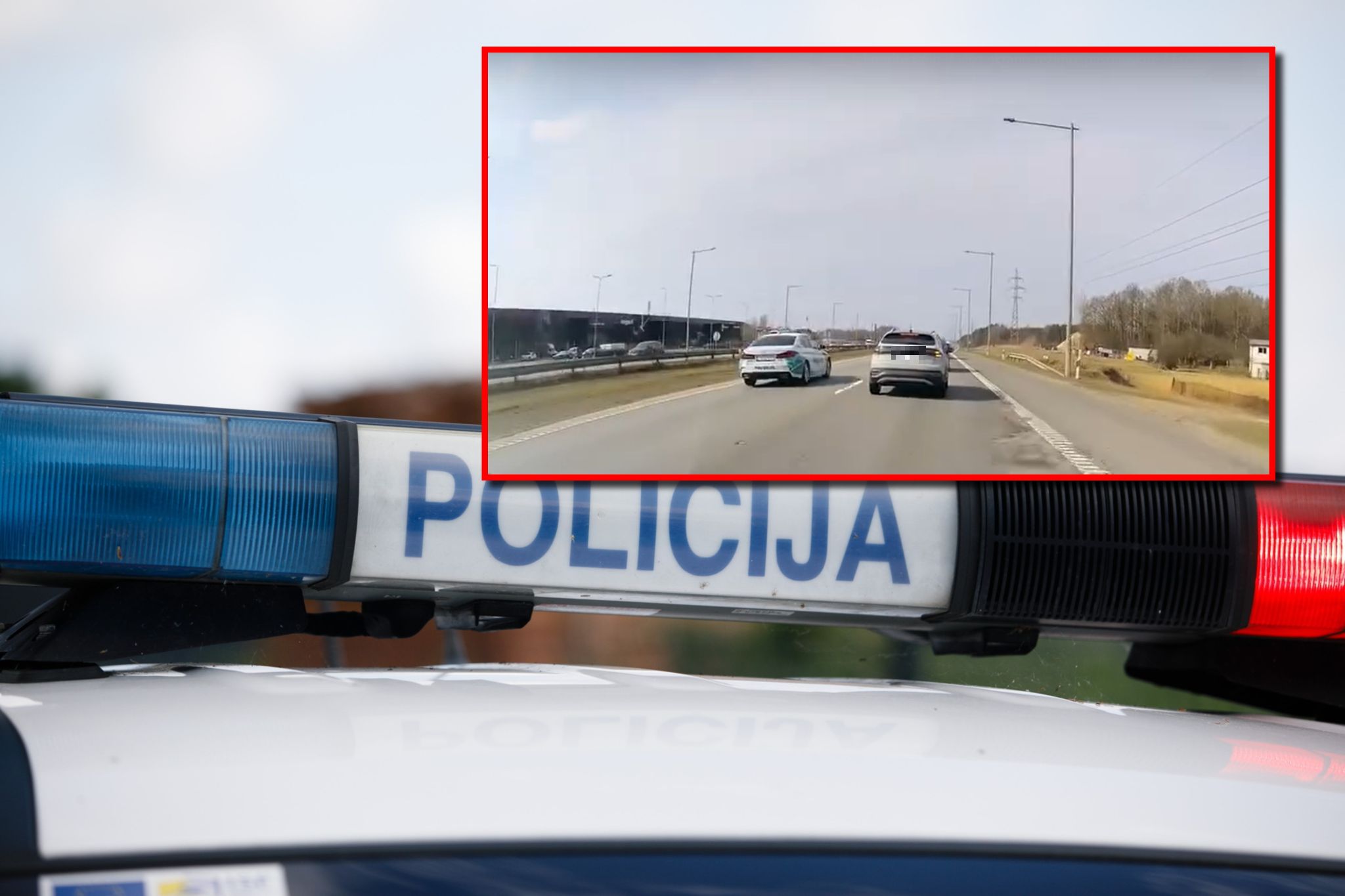 Po gaudynių Kauno gatvėse – atomazga: BMW rastas Akademijos miestelyje