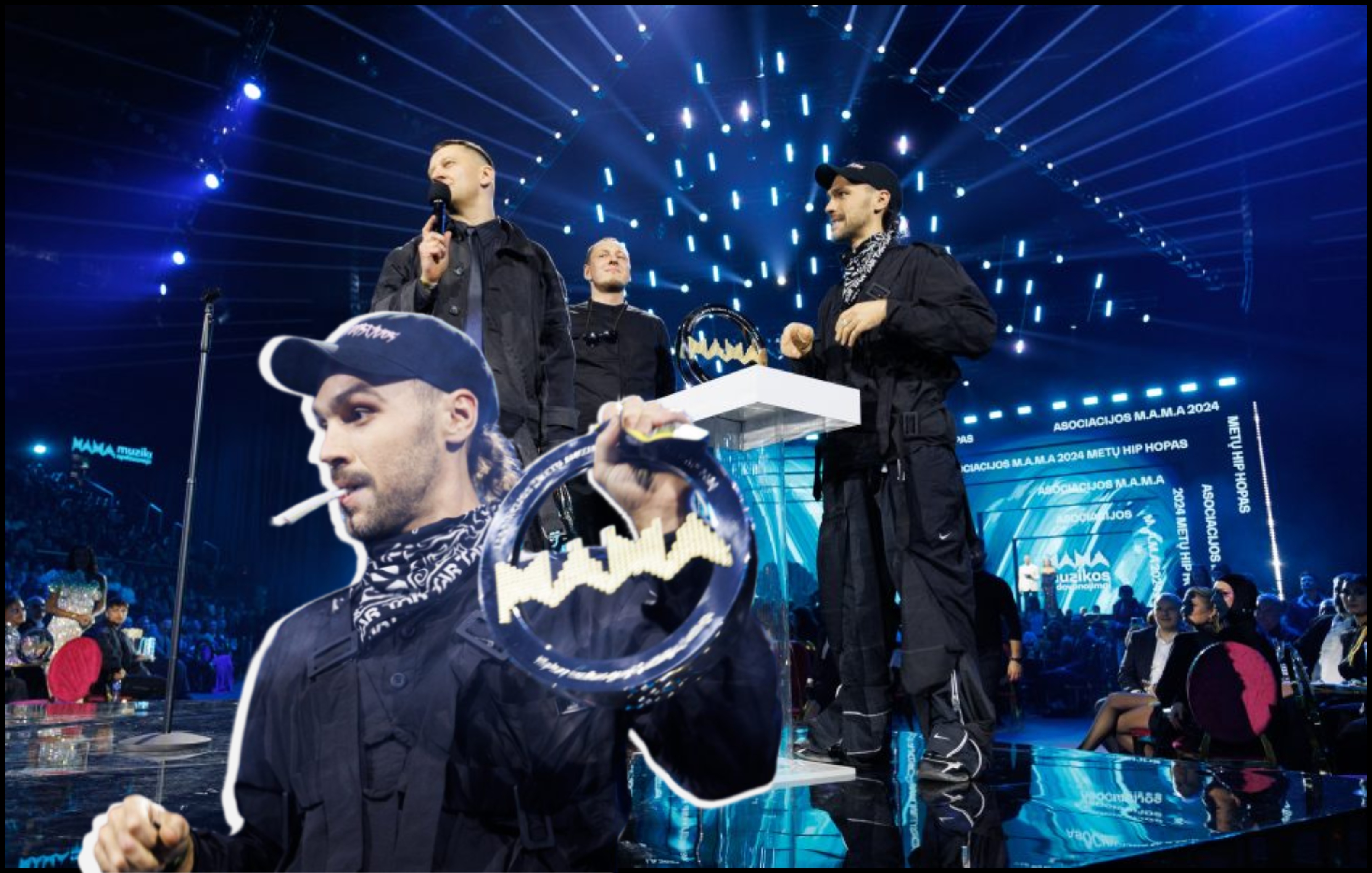 Ant M.A.M.A. scenos užsirūkęs reperis: mes, kanapių rūkytojai, esame ...