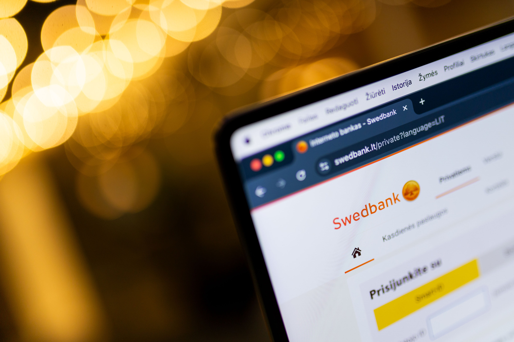„Swedbank“ atstovas: dalis elektroninės bankininkystės klientų vis dar ...