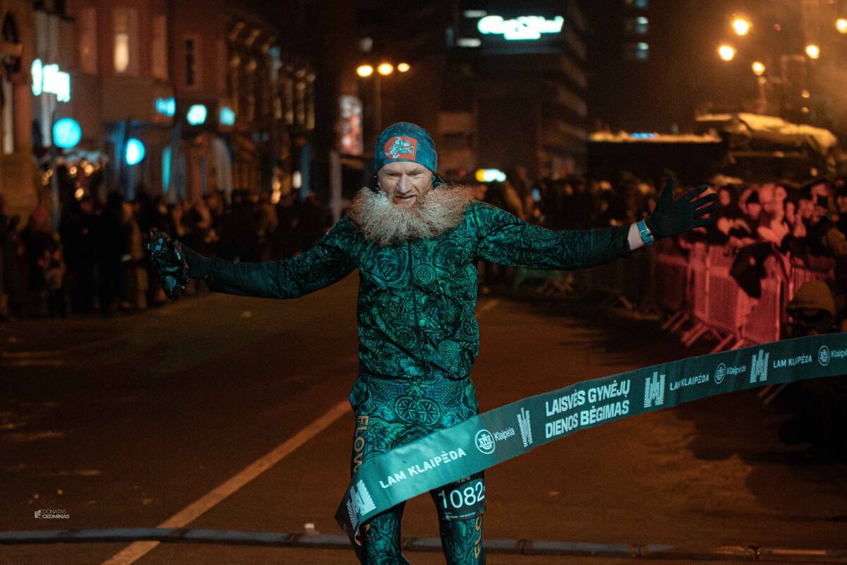 Klaipėda pagerbė Laisvės gynėjus: jubiliejinis bėgimas subūrė ...