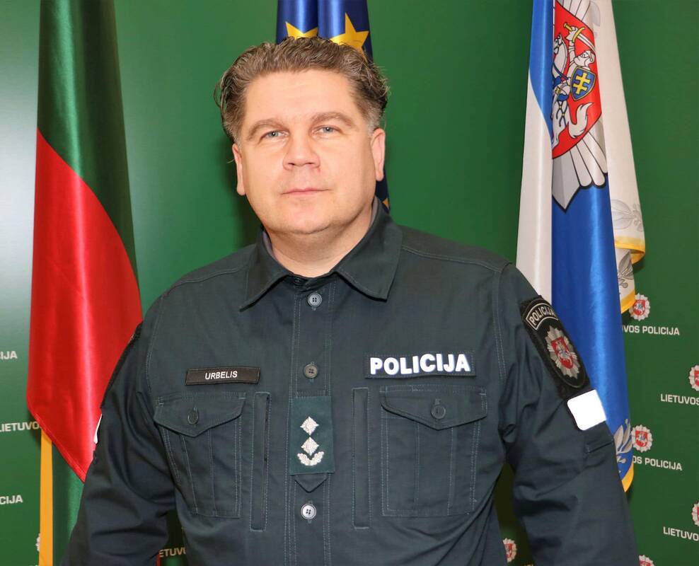 Kauno policijos viršininko pavaduotoju tapo Antanas Urbelis